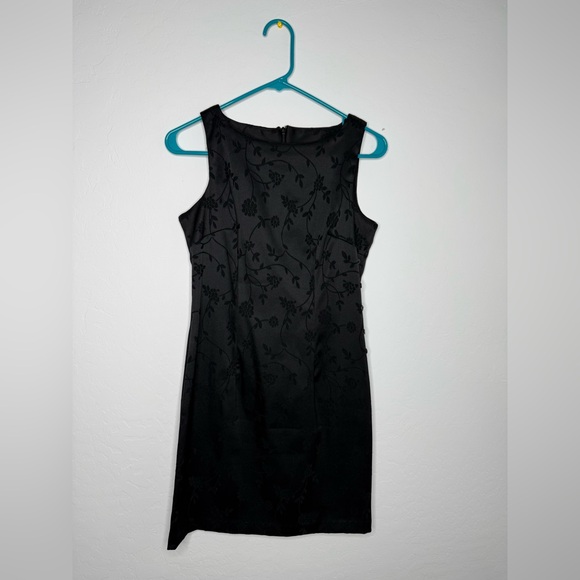 CDC | Dresses | Cdc Black Floral Midi Dress | Poshmark